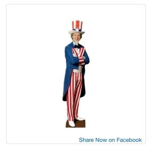 Party Supplies | Uncle Sam Life Sized Cardboard Cutout Free Ship | Poshmark
